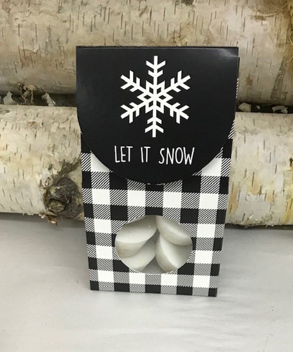 LET IT SNOW Fire Starters Winter Country Farmhouse Indoor | Etsy