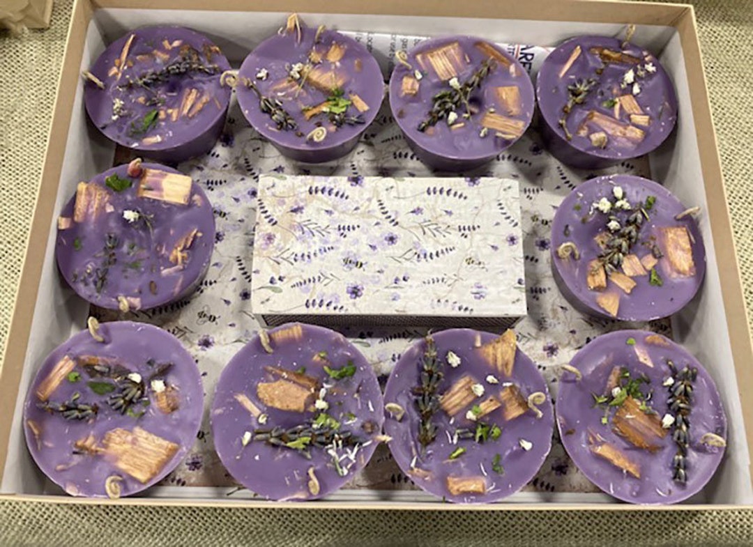 Set 10 LAVENDER FARMHOUSE Fire Starters Gift Box, Indoor Woodstove ...