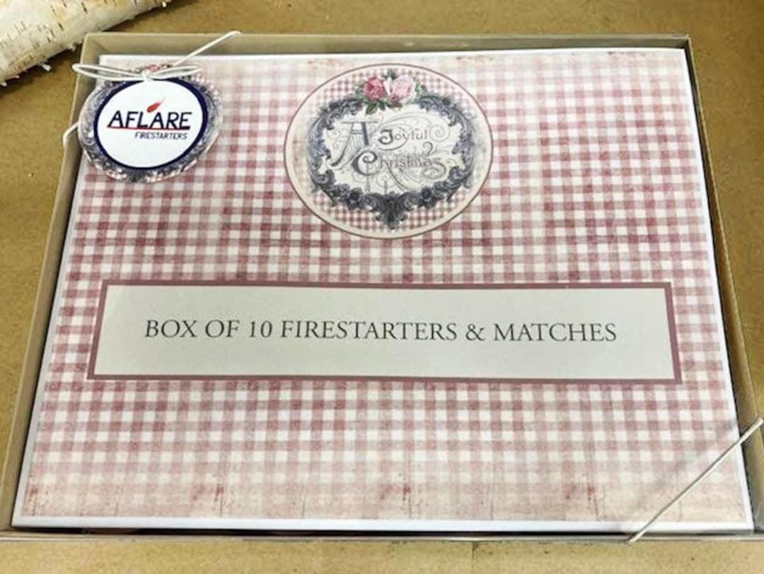 VICTORIAN Shabby Chic Vintage Style CHRISTMAS FIRESTARTERS, Set of 10 ...