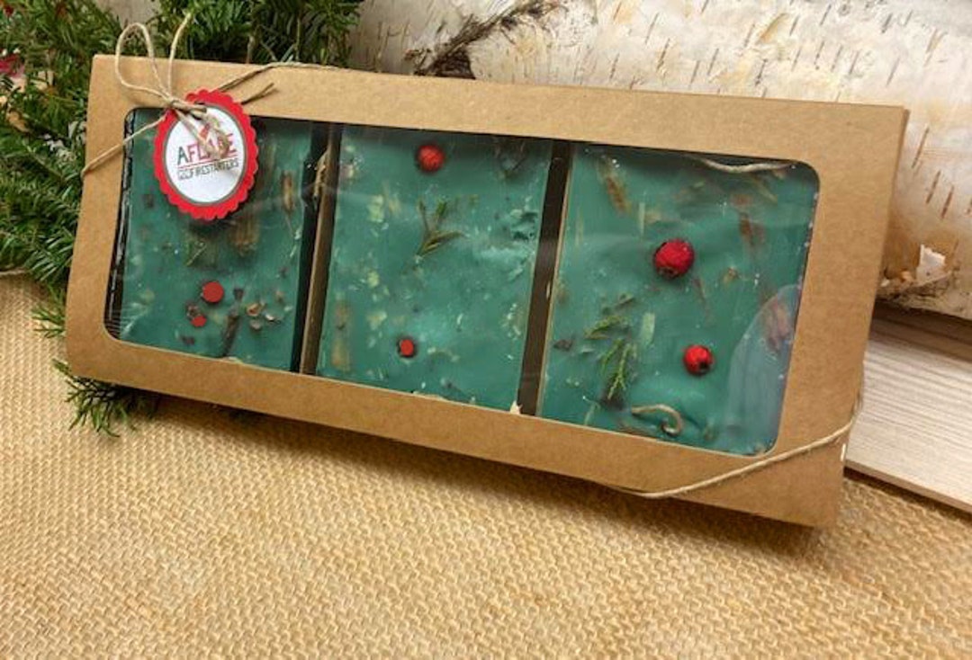 FIRE STARTER Holiday Trio, Xmas Cozy Gift, Housewarming Gift, Hearth ...