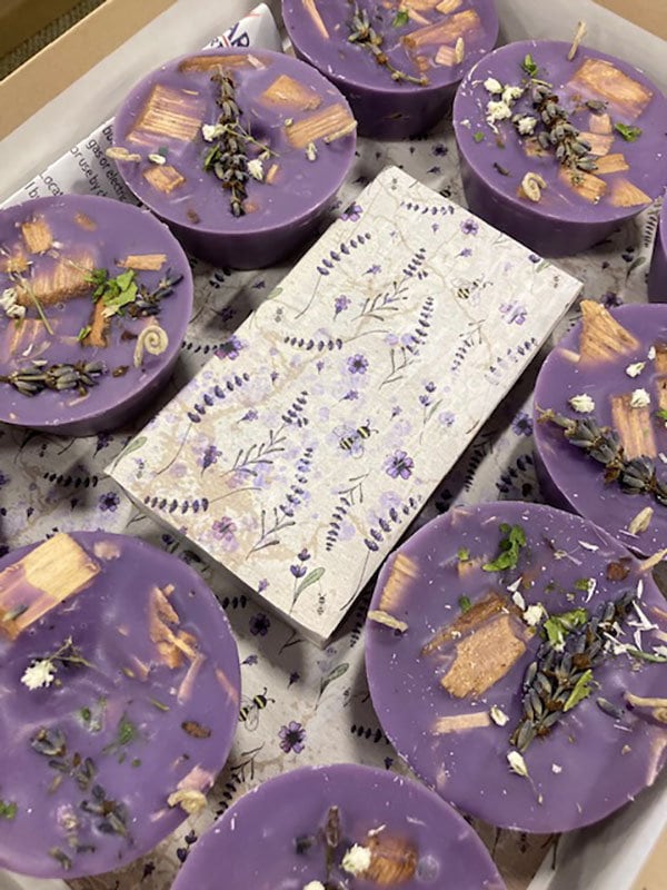 Set 10 LAVENDER FARMHOUSE Fire Starters Gift Box, Indoor Woodstove ...