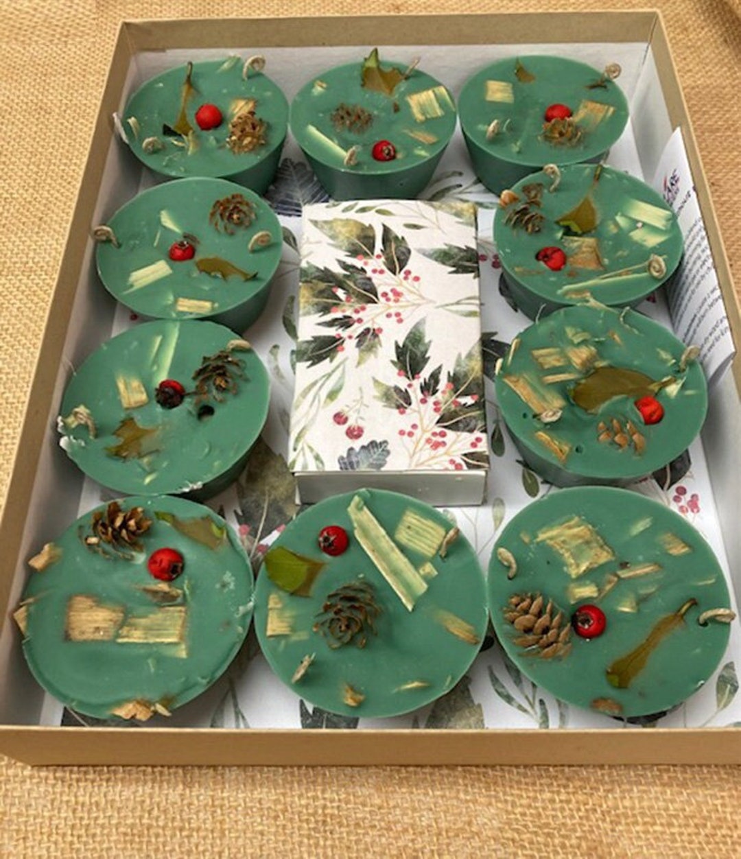 Set 10 Xmas COUNTRY WINTER Holly Berries Fire Starters, Firestarter ...