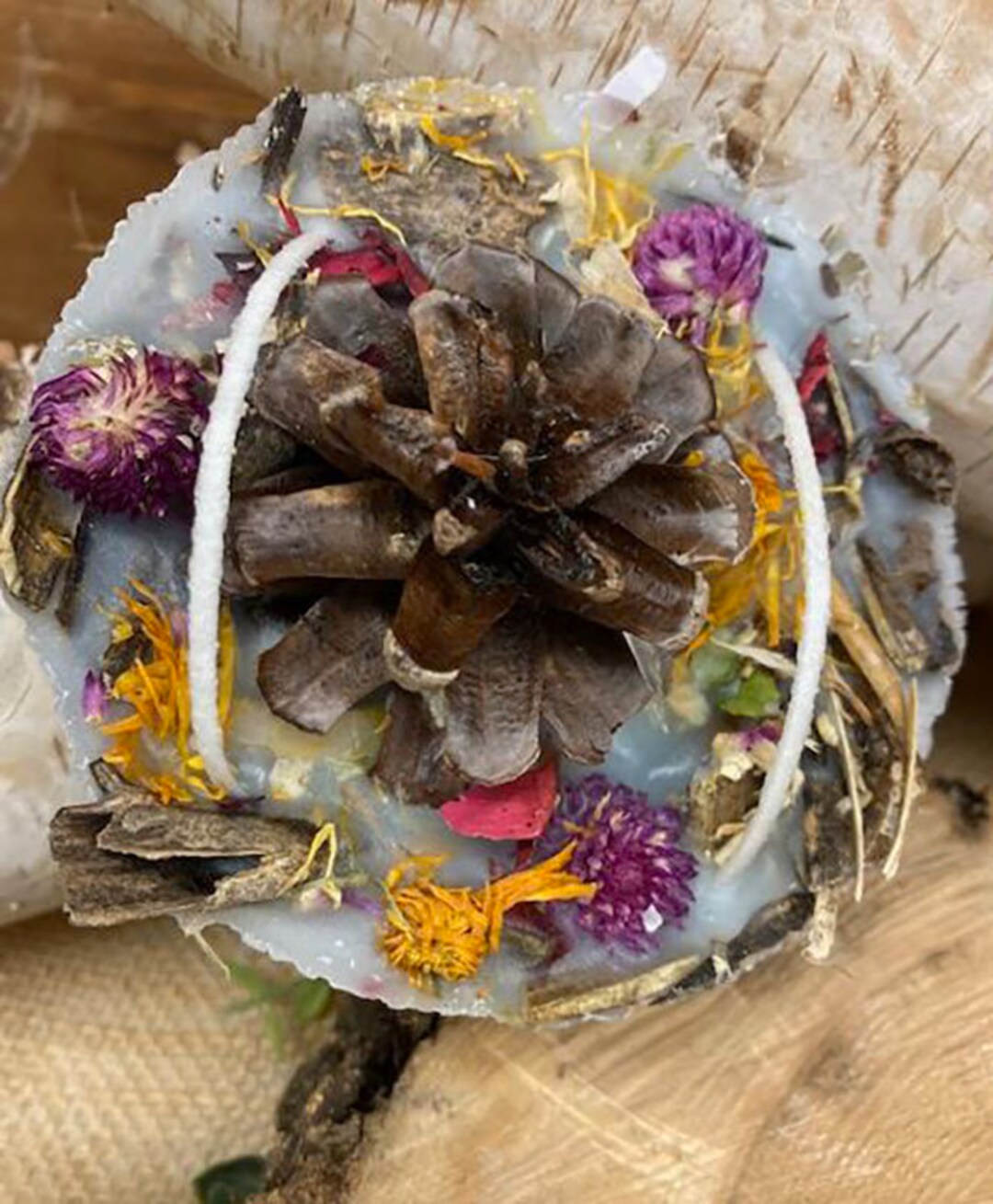 BONFIRE STARTER, Dried Flower Bonfire Starter, Outdoor Fire Pit Chimnea ...