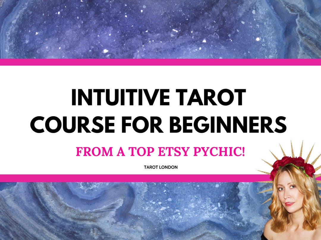 Intuitive Tarot for Beginners Course - Video & PDF Tutorials | Tarot Journal Bonus! | - Etsy