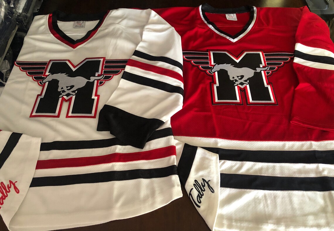 Mustangs Custom Hockey Jerseys - Order Any Quantity - Etsy