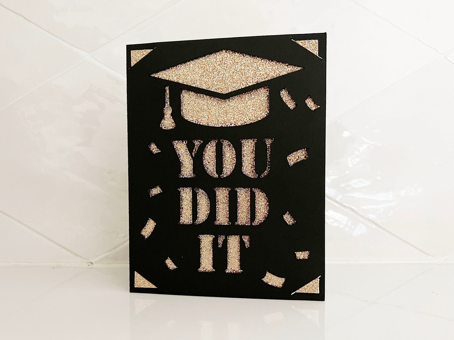 Graduation Card Cut File you Did It / Cricut or Cricut Joy Insert Card ...