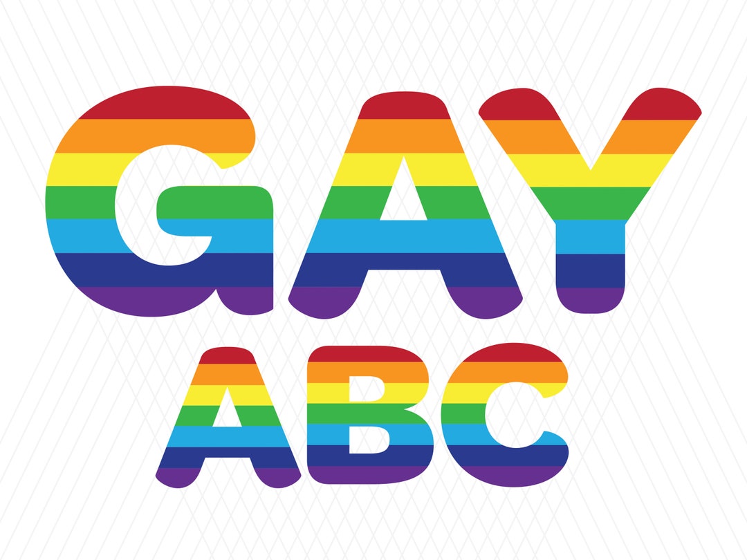 Rainbow Stripe Letters Alphabet, Numbers and Hearts SVG PNG Bundle ...