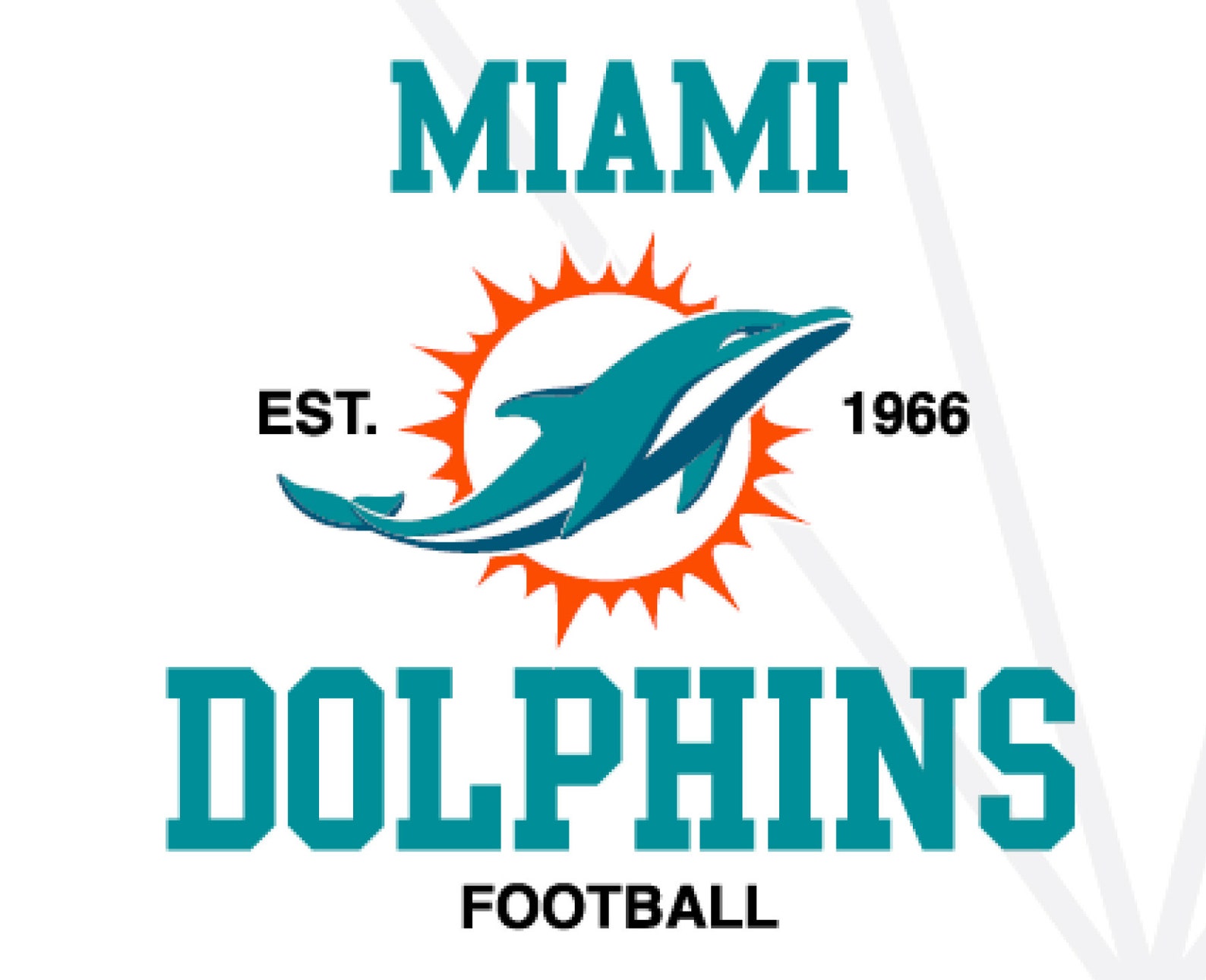 Miami Dolphins Football SVG PNG bundle/ Repeat pattern cricut | Etsy