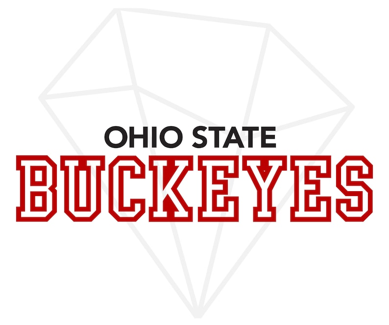 Ohio State Buckeyes SVG PNG bundle/ Repeat pattern cricut | Etsy
