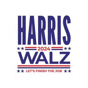 Kamala Harris & Tim Walz 2024 Bundle SVG PNG Art / Kamala Harris ...
