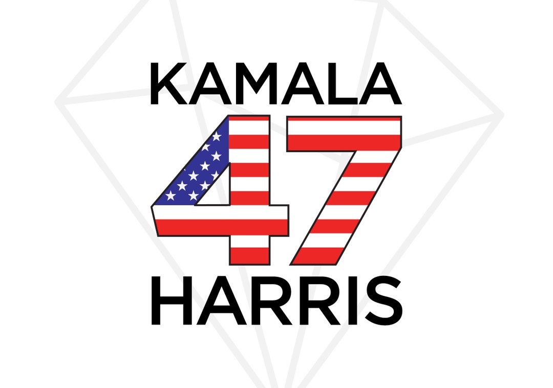 Kamala Harris 2024 Bundle SVG PNG Art / Kamala Harris Digital Art for ...