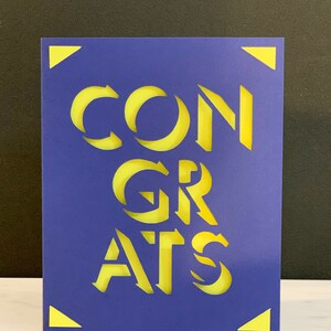 Congrats Card Cut File/ Cricut or Cricut Joy Insert Card Easy Corner ...