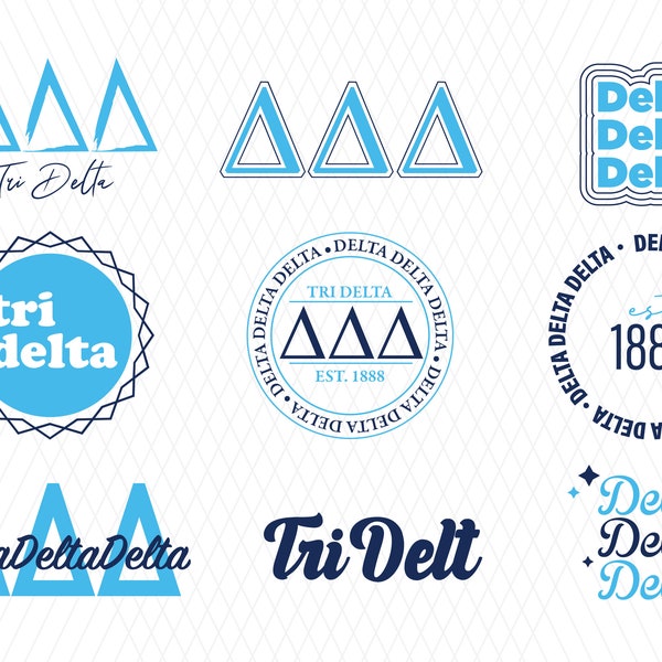 Tri Delta - Etsy