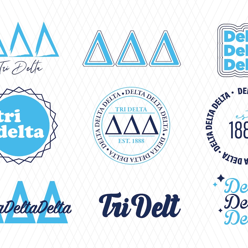 Tri Delta - Etsy