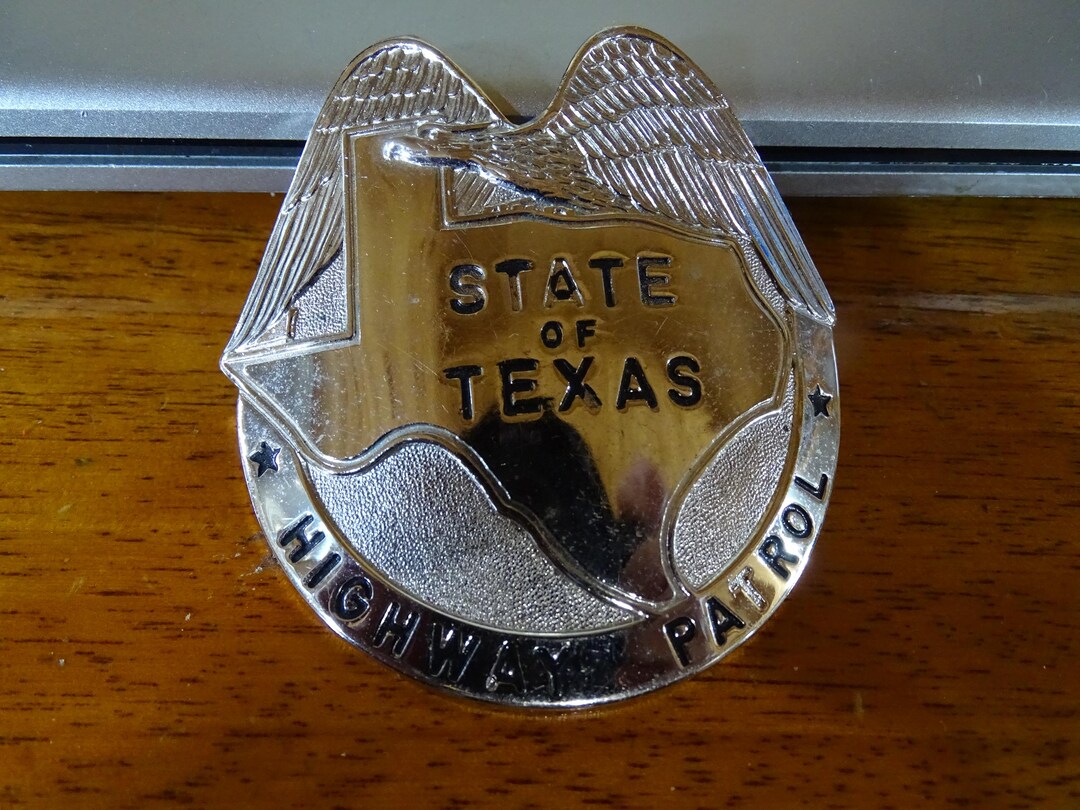 Texas Highway Patrol Hat Badge. Older Version - Etsy