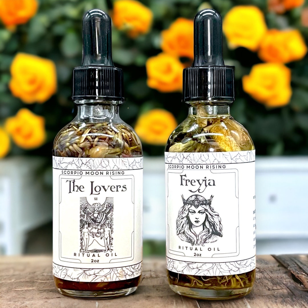 Freya and the Lovers Ritual Oil Bundle • Manifest Love, Beauty ...