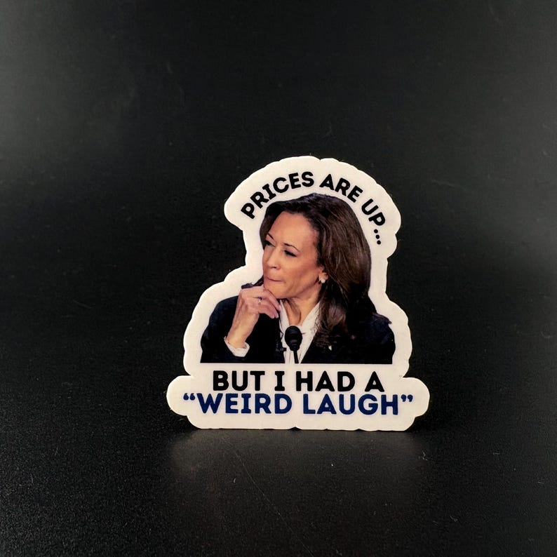 Kamala Gas Price Sticker Bundle, Funny Trump Meme Political Vinyl Decal ...