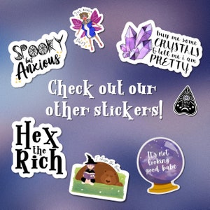 Very Demure, Mindful & Spooky Ghost Sticker Cutesy Halloween Witchy ...