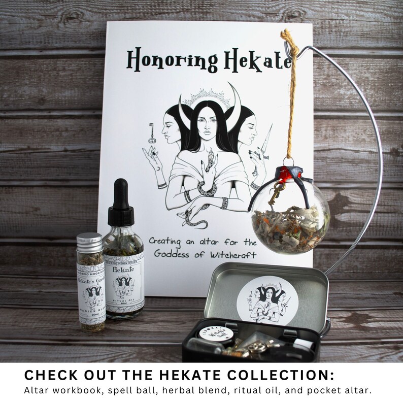 Hekate Goddess Spell Ball: Greek Witch Blessing - Etsy