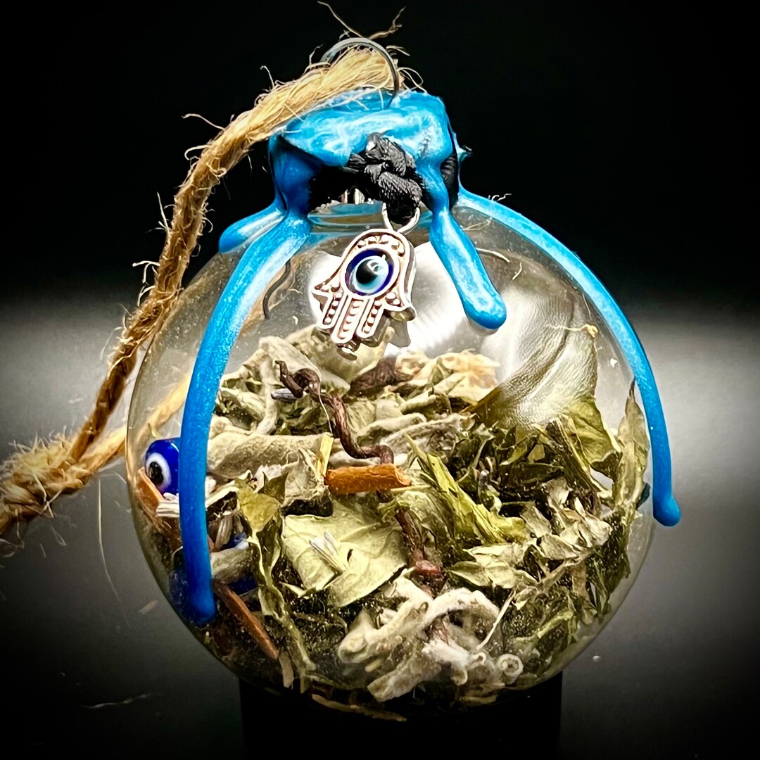 Evil Eye Witches Spell Ball | Witch Blessing Ball | Home Protection ...