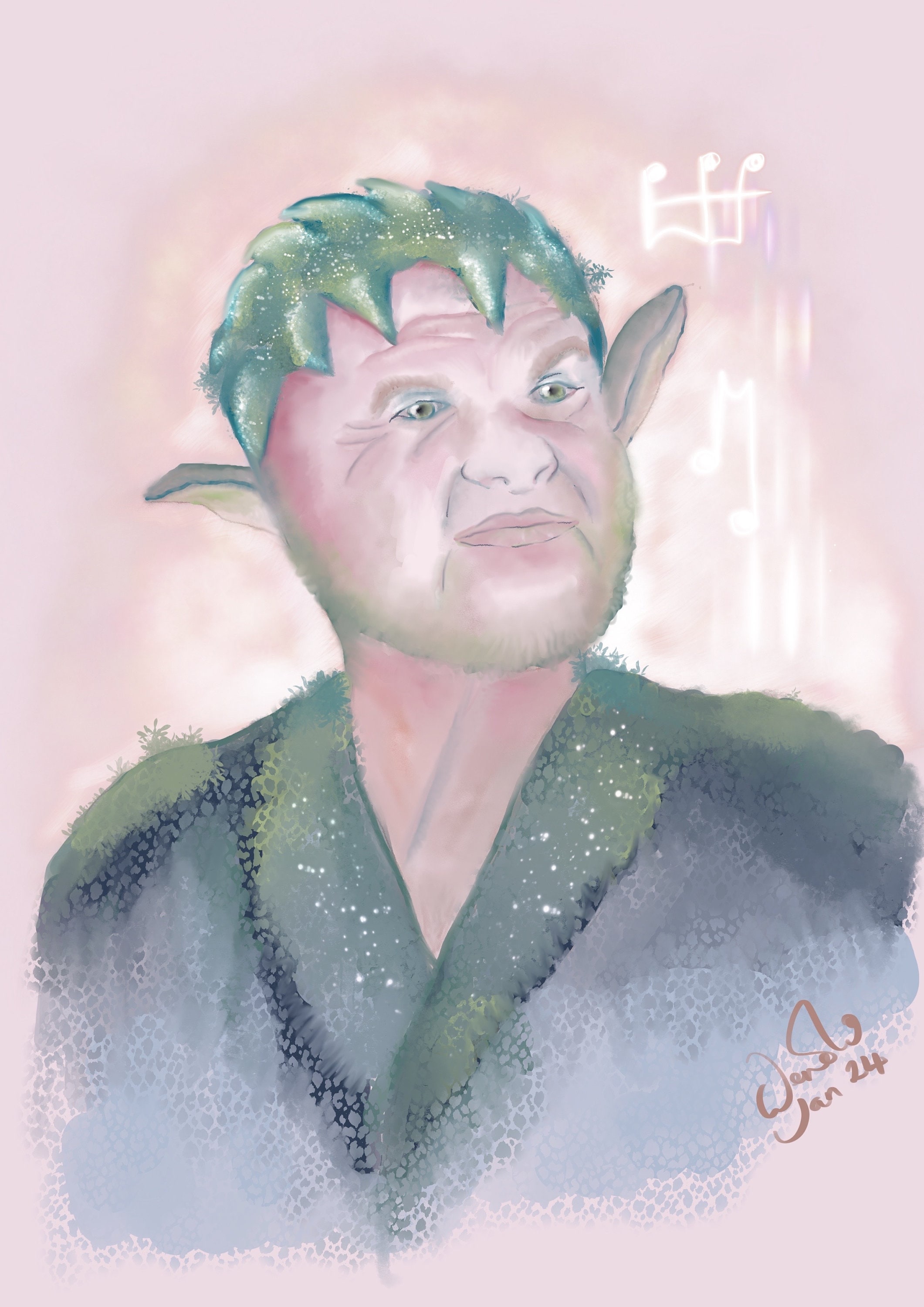 Custom Spirit Guide Portrait With Psychic Reading (emailed Digital Art ...