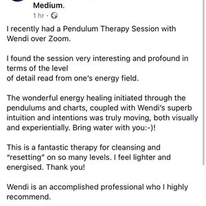 Pendulum Therapy. Anxiety? Past Trauma? Negative Energy Blocks Stop You From Moving Forward. Let ...