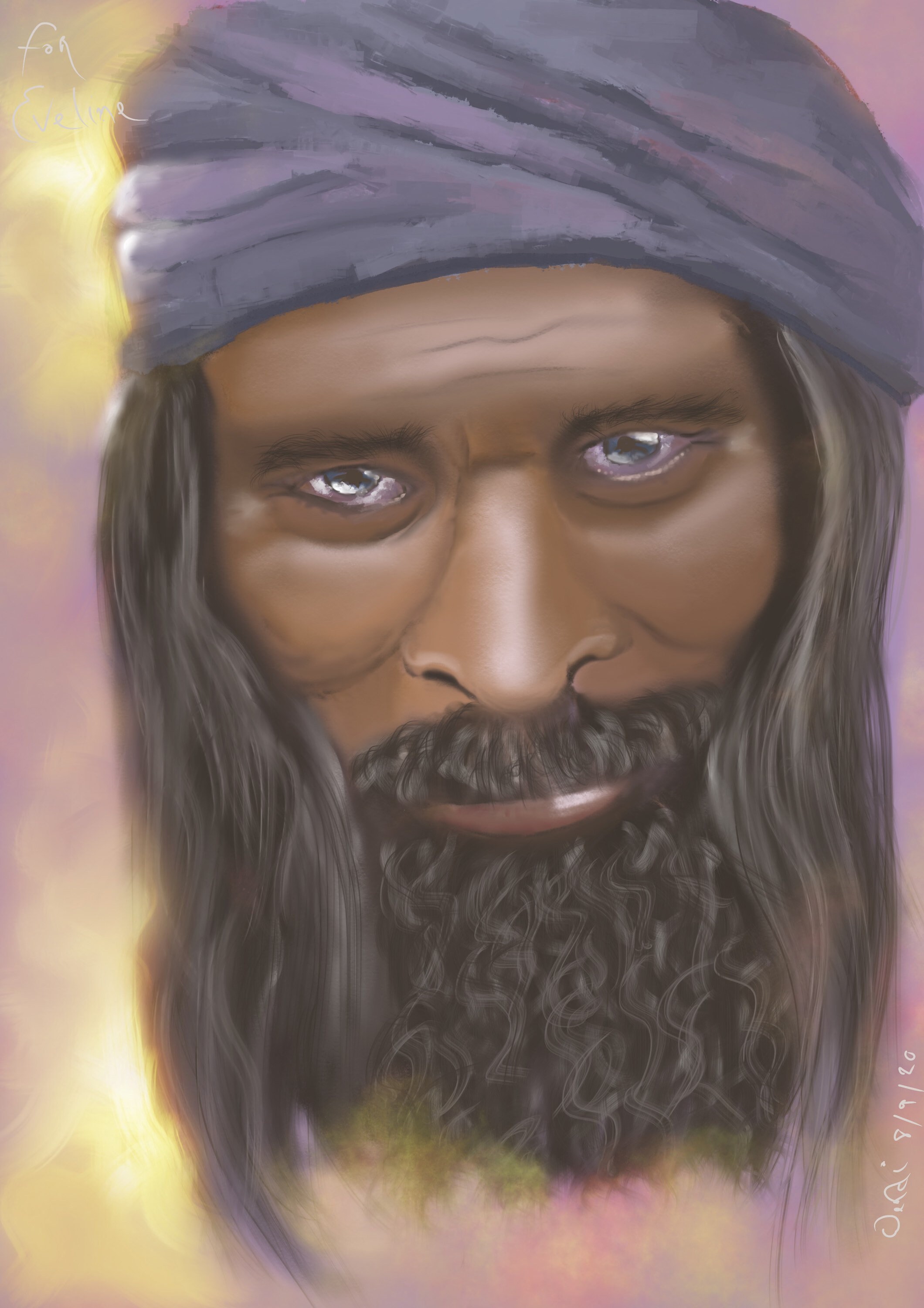 Custom Spirit Guide Portrait With Psychic Reading (emailed Digital Art ...