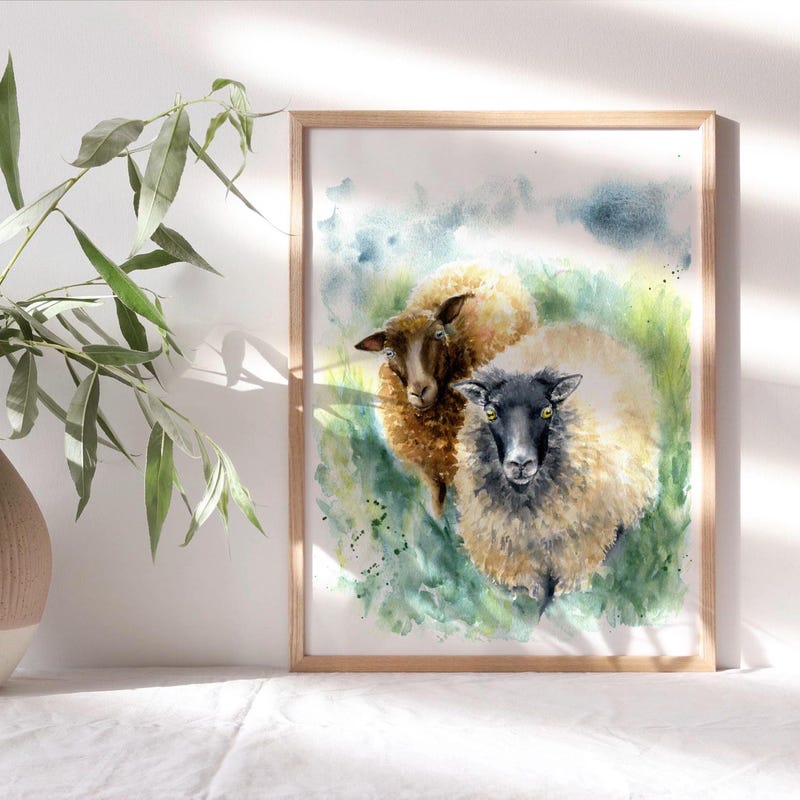 Sheep Wall Art - Etsy