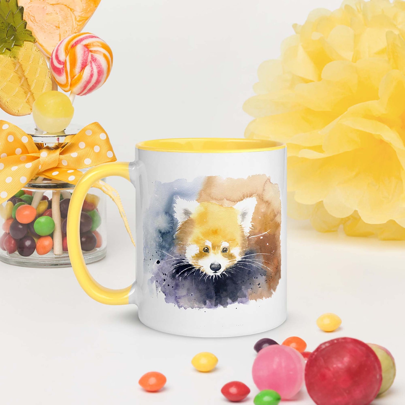 Red Panda Mug Red Panda Coffee Mug Red Panda Coffee Cup | Etsy