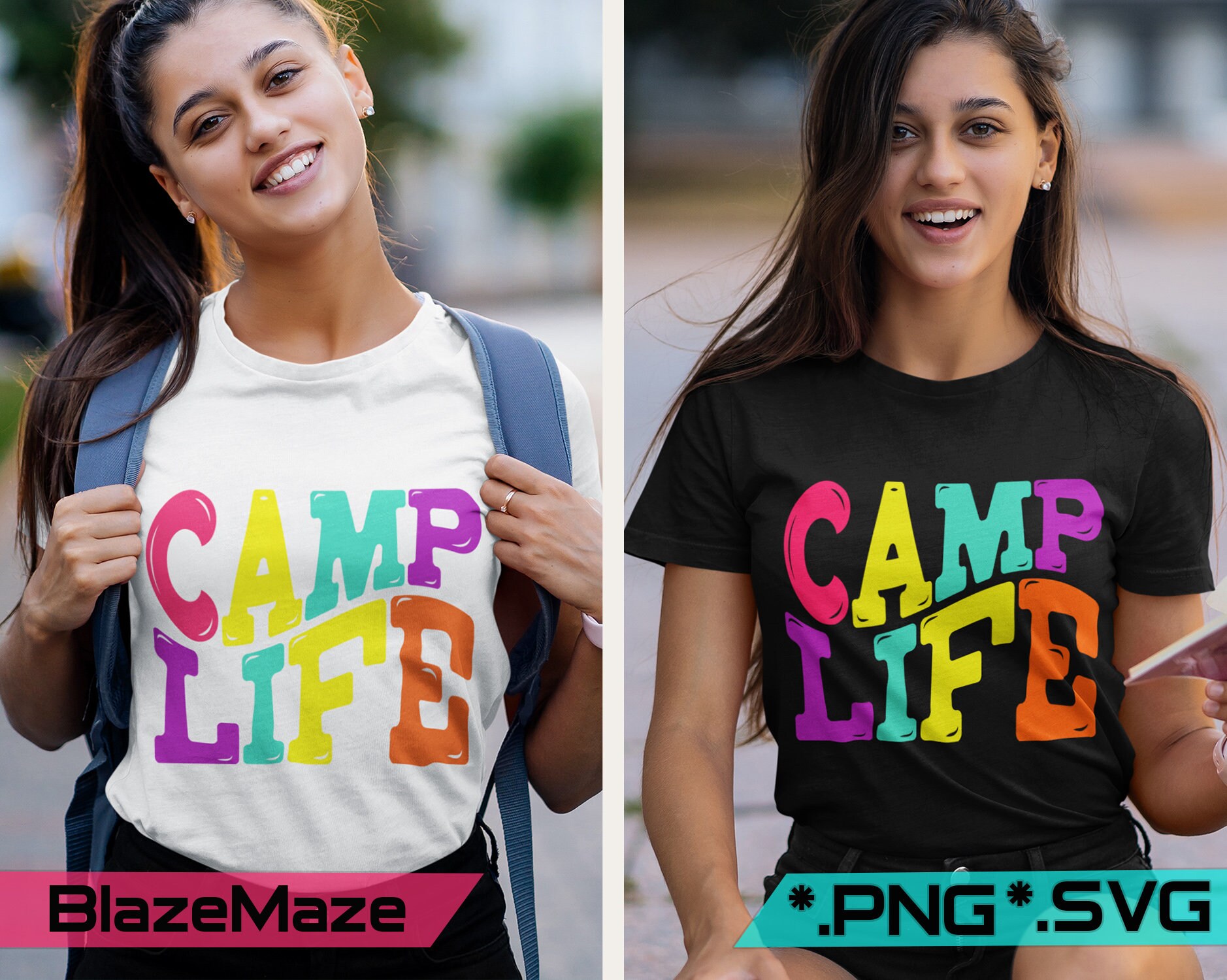 Camp Life Svg Png Layered File Love Camp Camping Summer Vibes - Etsy