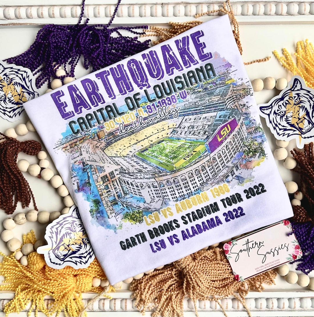Earthquake Capital of Louisiana Tiger Stadium Geaux Tigers Garth Death ...