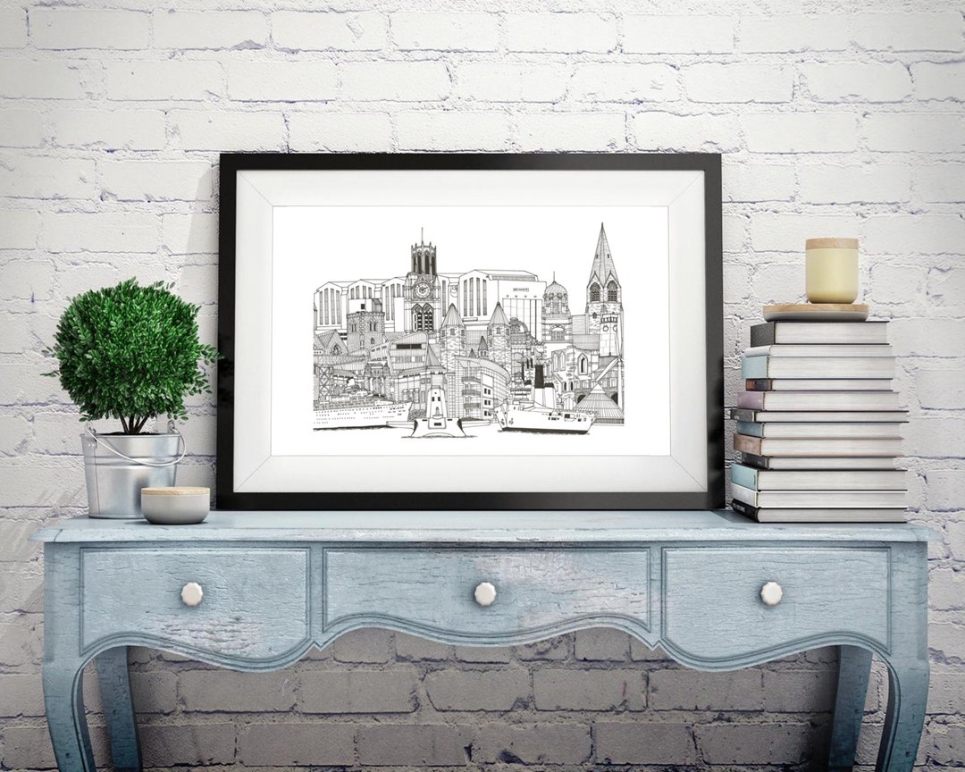 Barrow-in-furness Landmarks / Skyline /cityscape Montage Print - Etsy