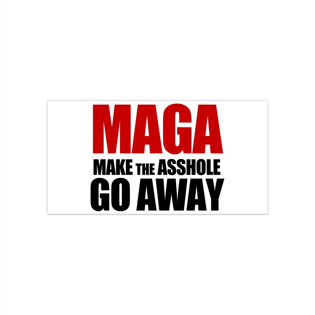 Go Away - Bumper Sticker - Etsy