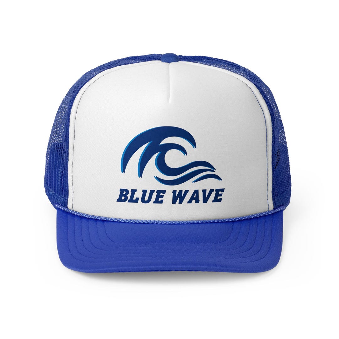 Blue Wave - Trucker Cap - Etsy
