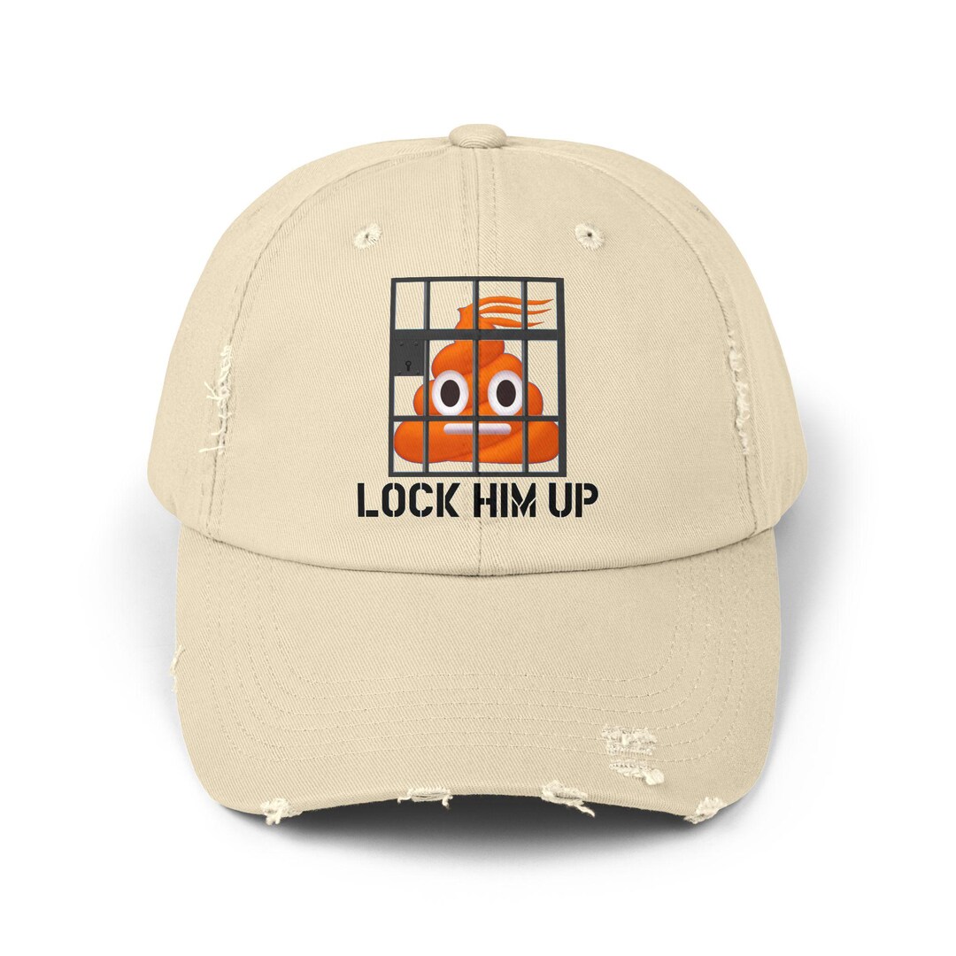 Lock up - Graybar Distressed Cap - Etsy