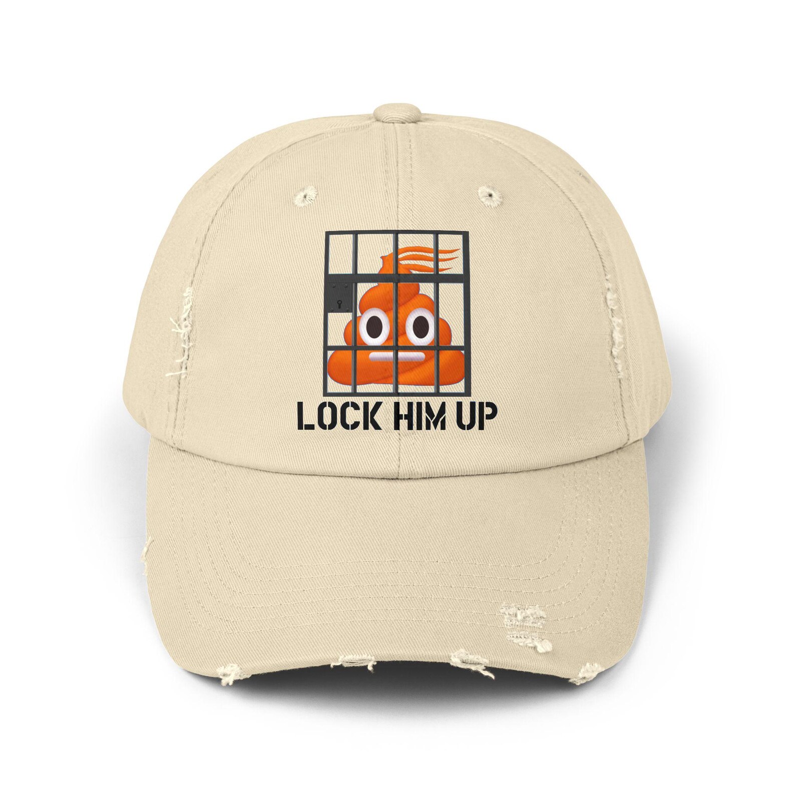 Lock up - Graybar Distressed Cap - Etsy