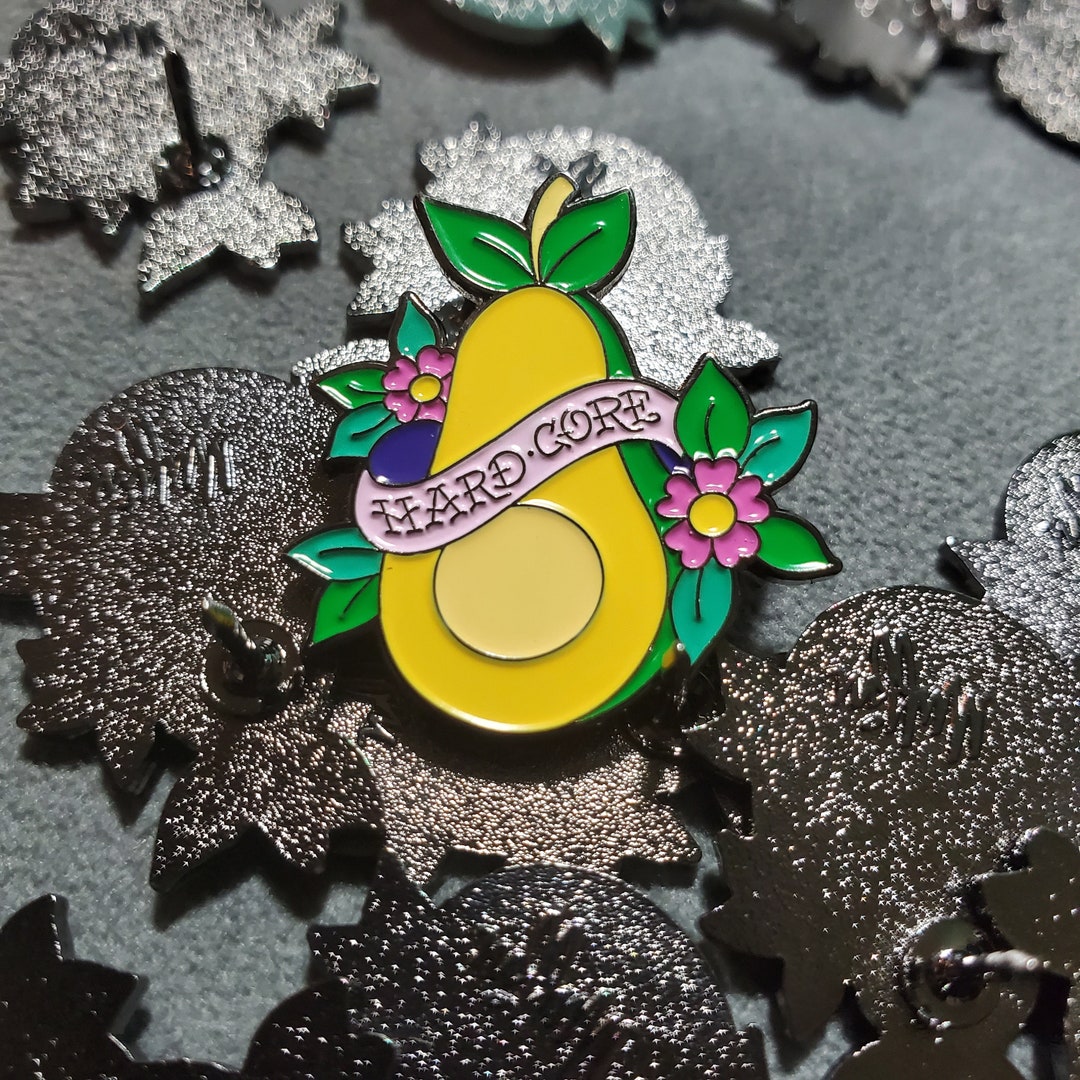 Avocado Pin, Jean Jacket Pins and Patches, Collectable Lapel Pin ...
