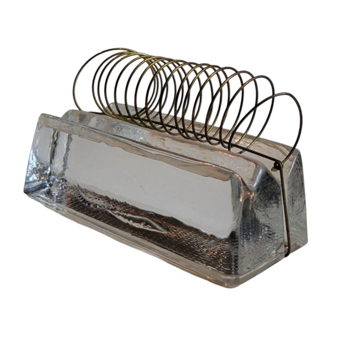 Glass Wire Coil Fountain Pen Holder Paperweight by Wnco - Etsy