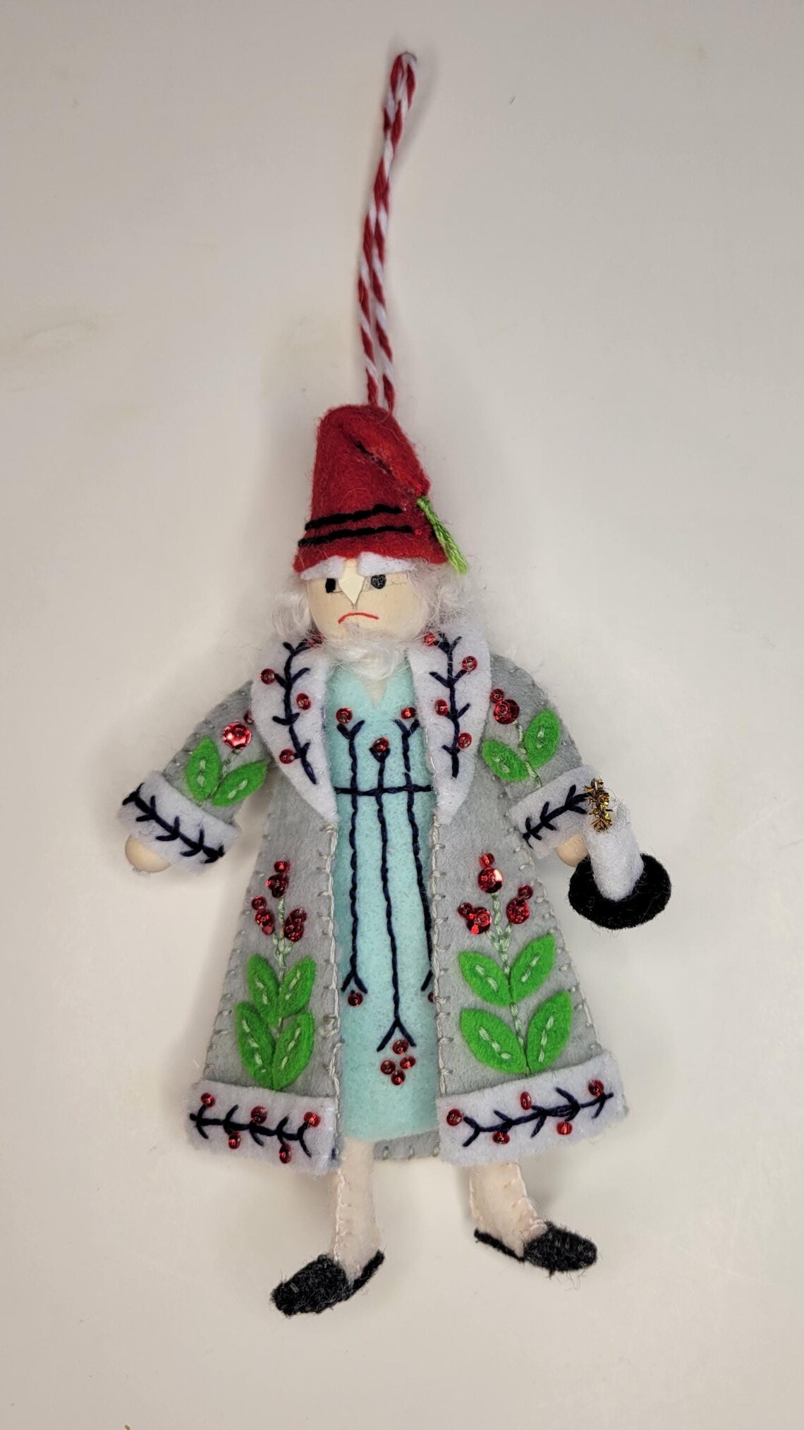 Ebenezer Scrooge Charles Dickens Christmas Carol Felt Ornament - Etsy
