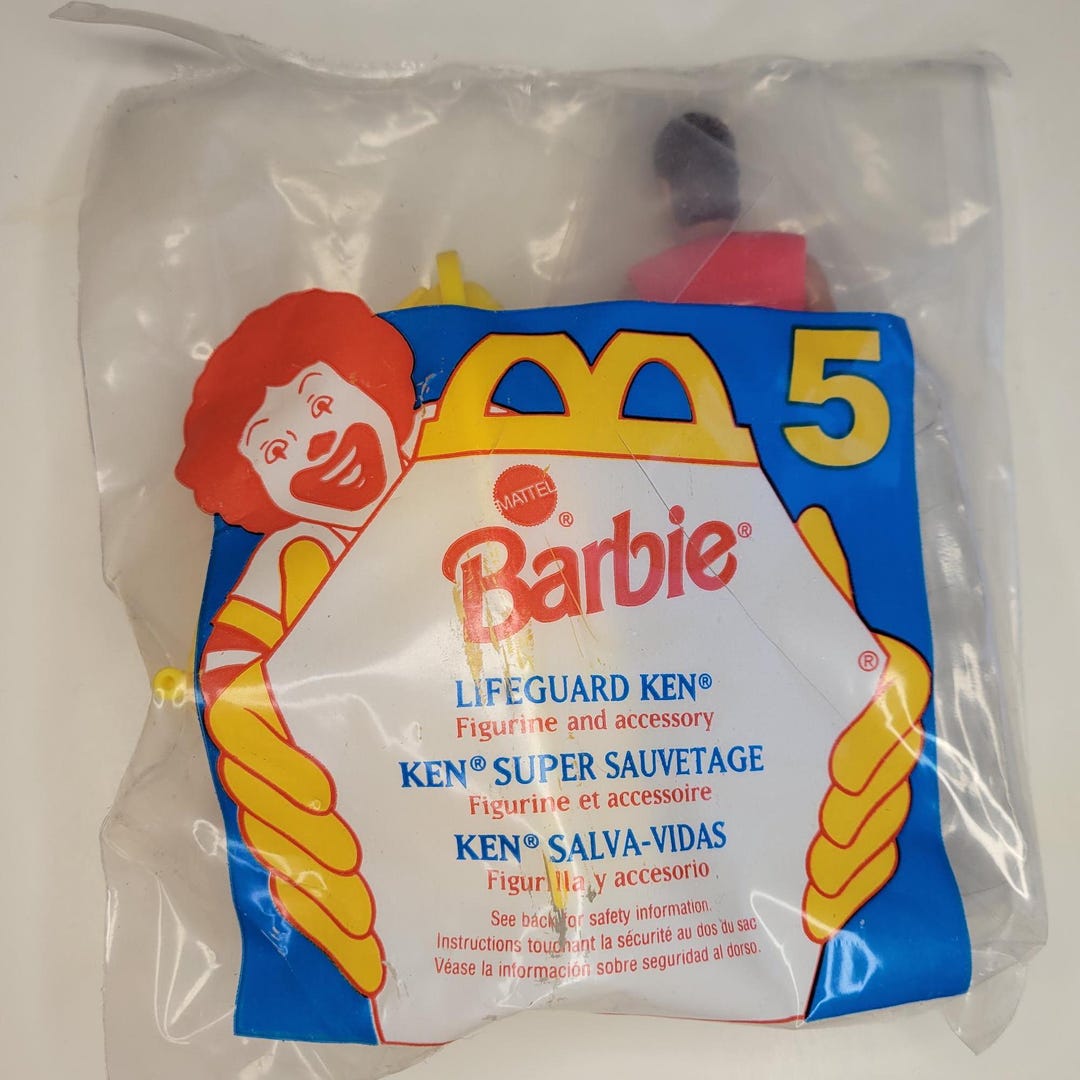 Lifeguard Ken 5 Figurine by Mattel From Mcdonalds Happy Meal - Etsy