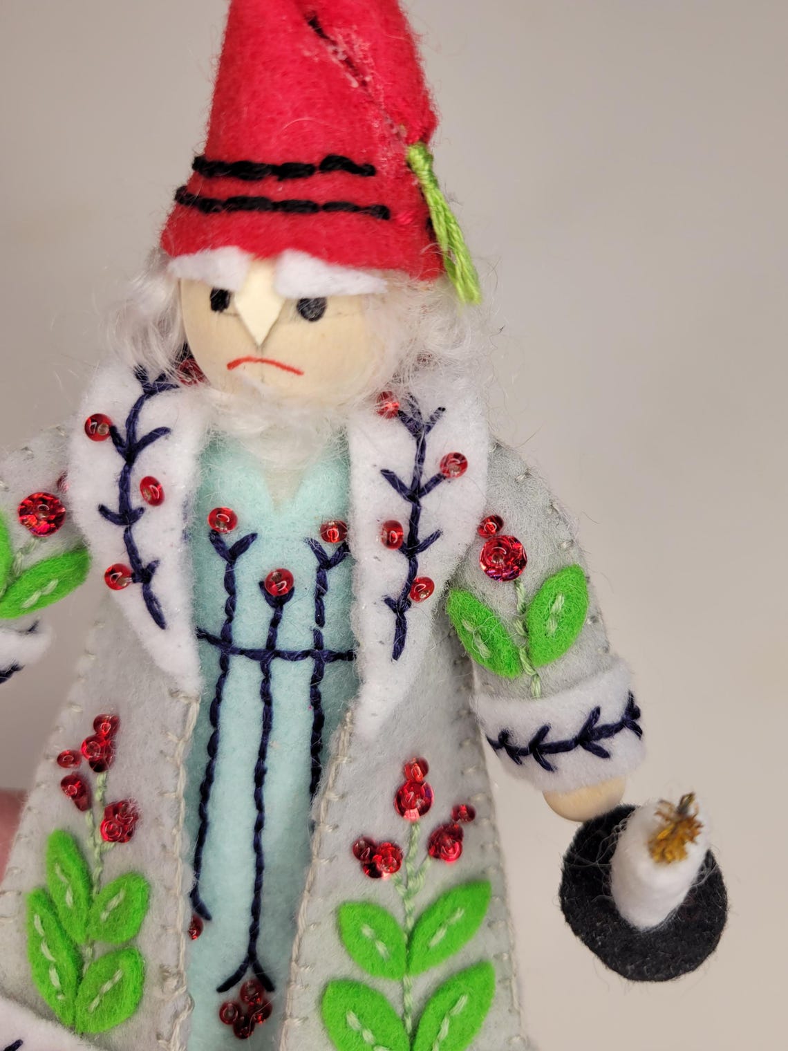 Ebenezer Scrooge Charles Dickens Christmas Carol Felt Ornament - Etsy