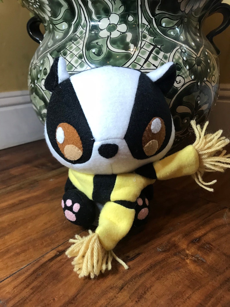 Badger Wizard Plushie - Etsy
