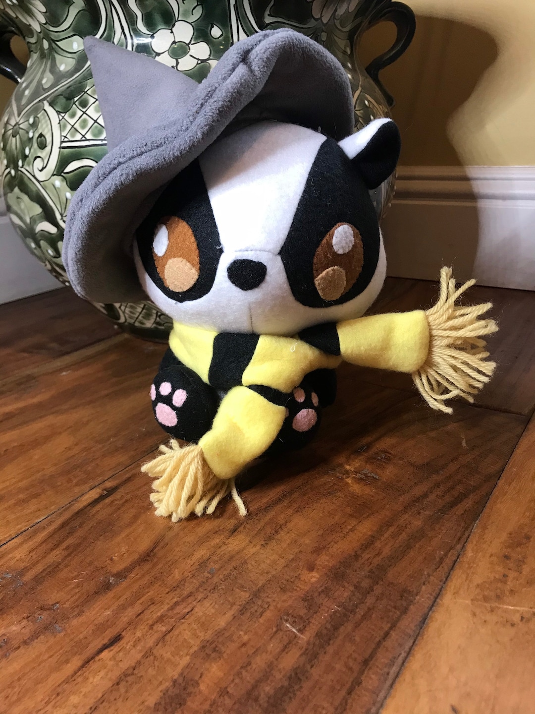 Badger Wizard Plushie - Etsy