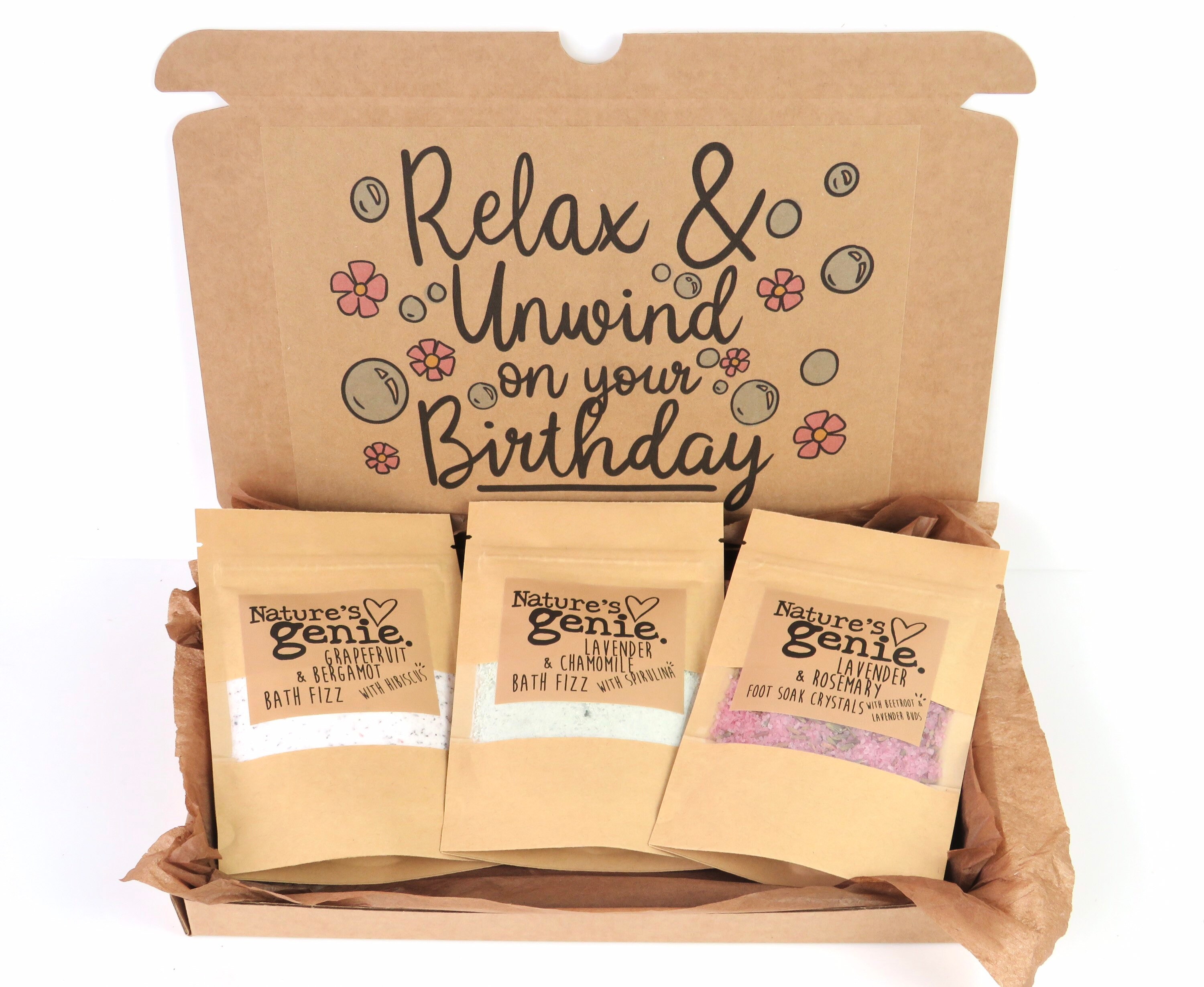 Birthday Self-care Organic Bath Gift Box Letterbox Birthday - Etsy UK