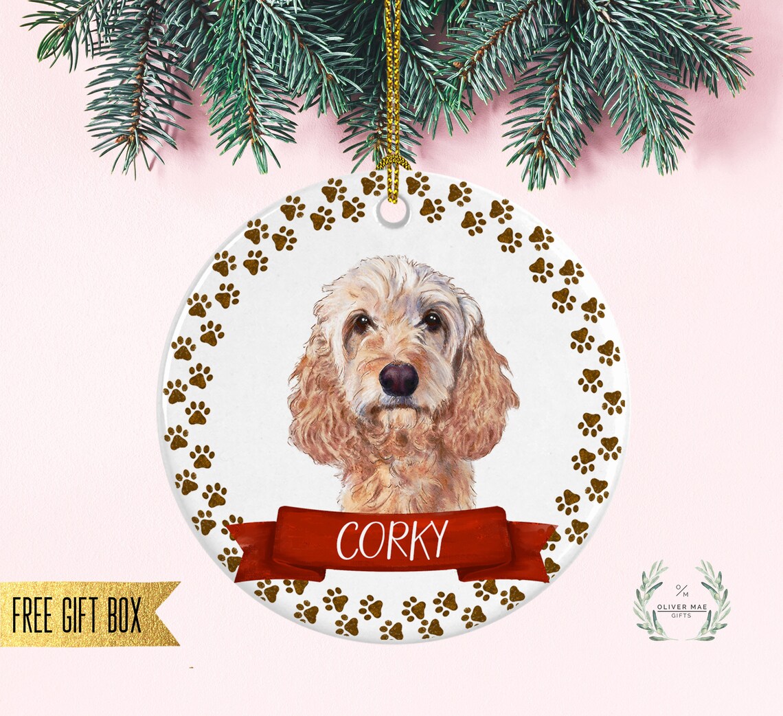 Cockapoo Ornament, Pet Lover Gift, Dog Ornament, Gift for Dog Owner ...
