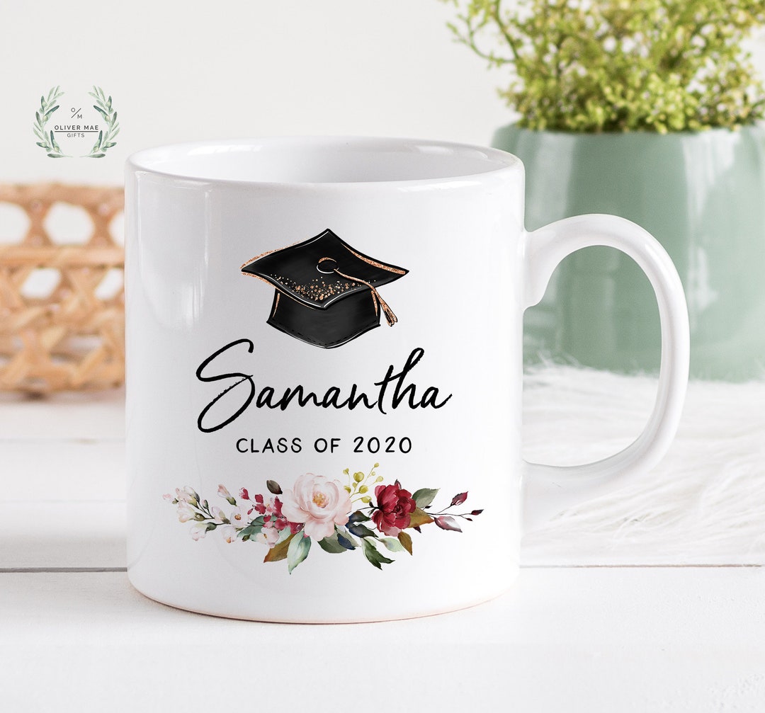 Graduation Mug, Class of 2024, Graduation Gift for Her, Personalized ...