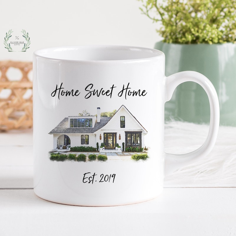 Personalised House Mug - Etsy