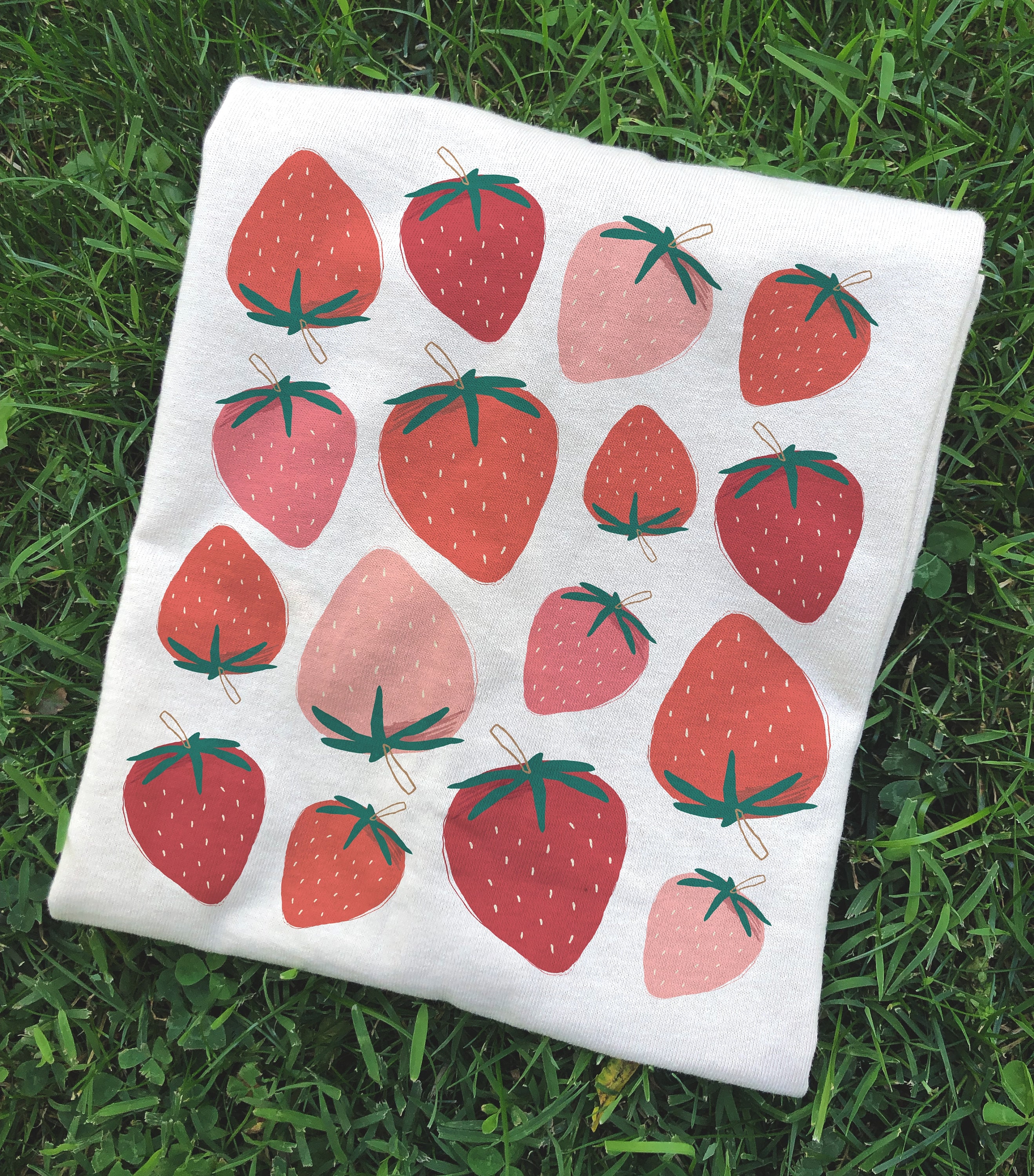 Strawberry Shirt Strawberry Clothes Strawberry Top Garden | Etsy