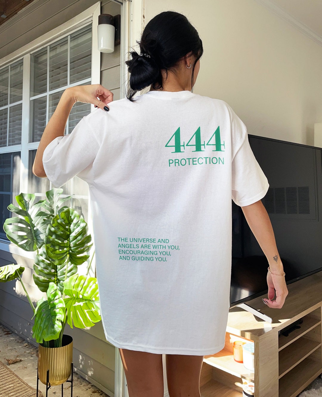 444 Angel Number Good Energy Shirt Angel Numbers Growth Mindset Shirt ...