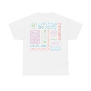 Positive Quotes Pastel Shirt Mental Health Shirt Positivity Clothing ...